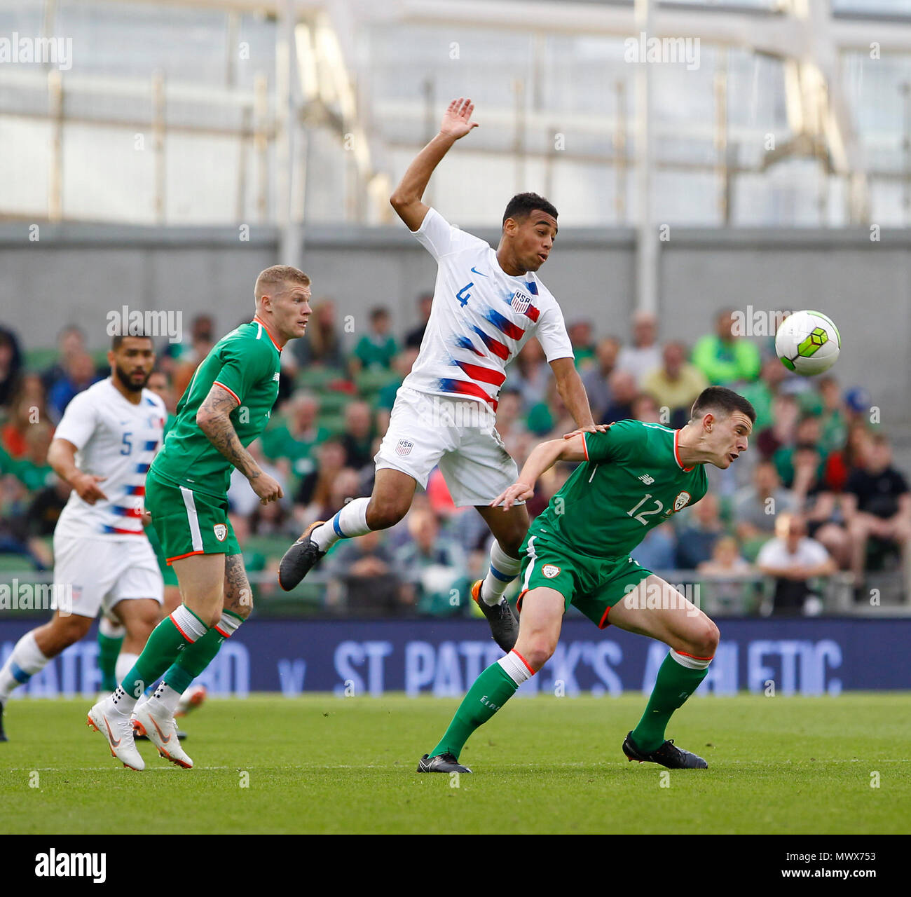 2nd June 2018, Aviva Stadium, Dublin, International Football Friendly ...