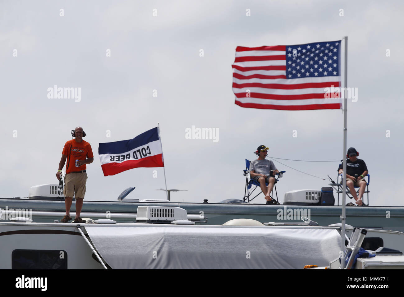 Pocono raceway grandstands hi-res stock photography and images - Alamy