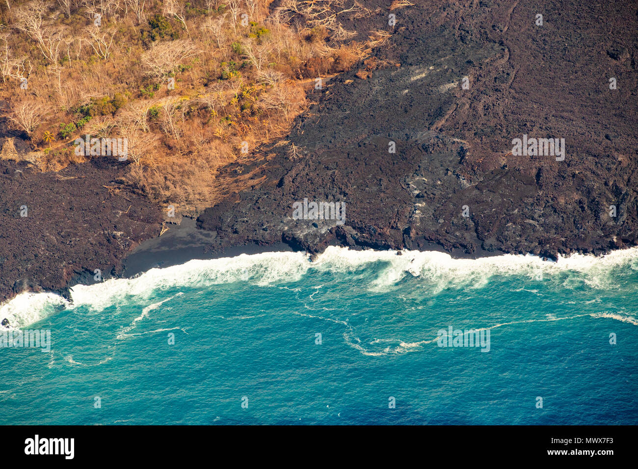 Pahoa, HI, USA. 2nd June, 2018. Hawaii's Kilauea Volcano in Pahoa, HI ...