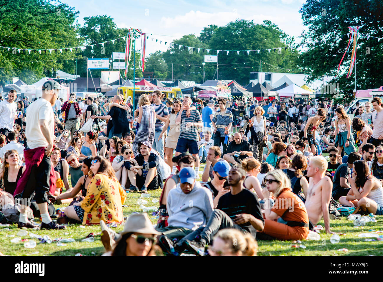 Brockwell park london summer hi-res stock photography and images - Alamy