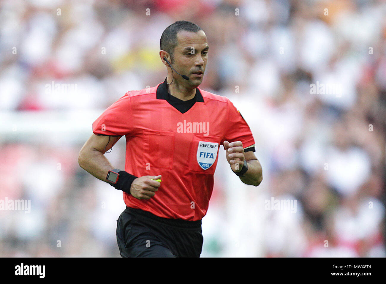 Referee Marco Guida during the International Friendly match between ...