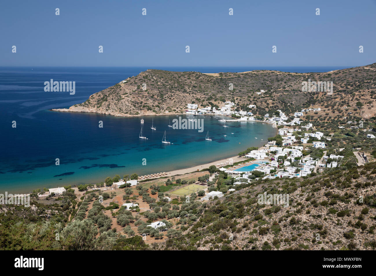 Sifnos vathi beach hi-res stock photography and images - Alamy