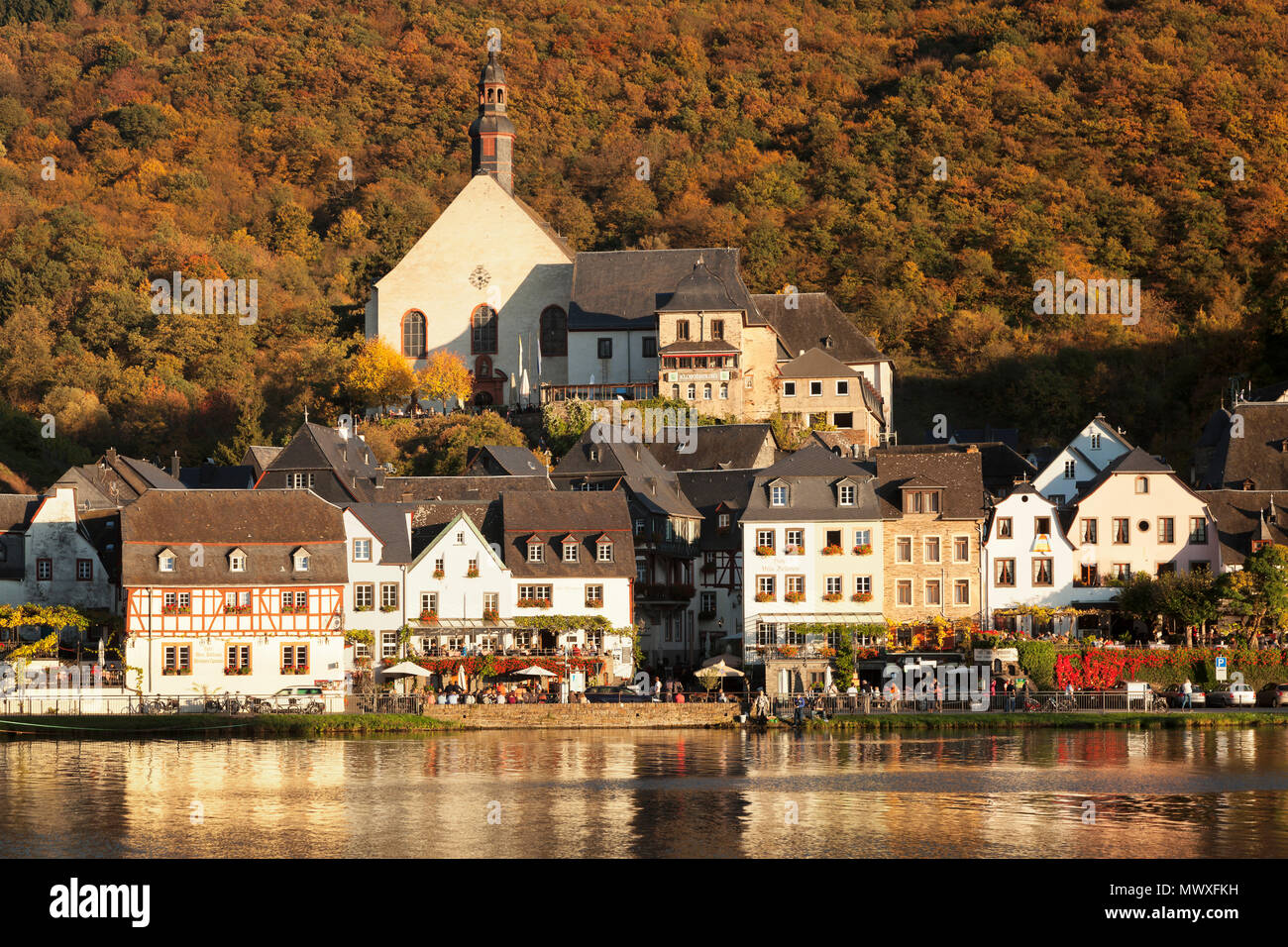 Town of Beilstein on Moselle River, Rhineland-Palatinate, Germany ...