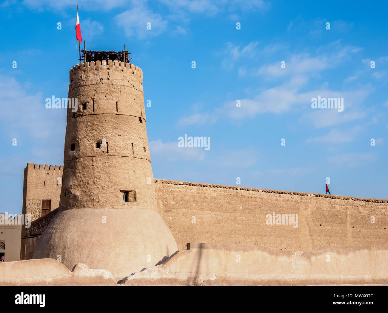 Dubai museum historical fort al hi-res stock photography and images - Alamy