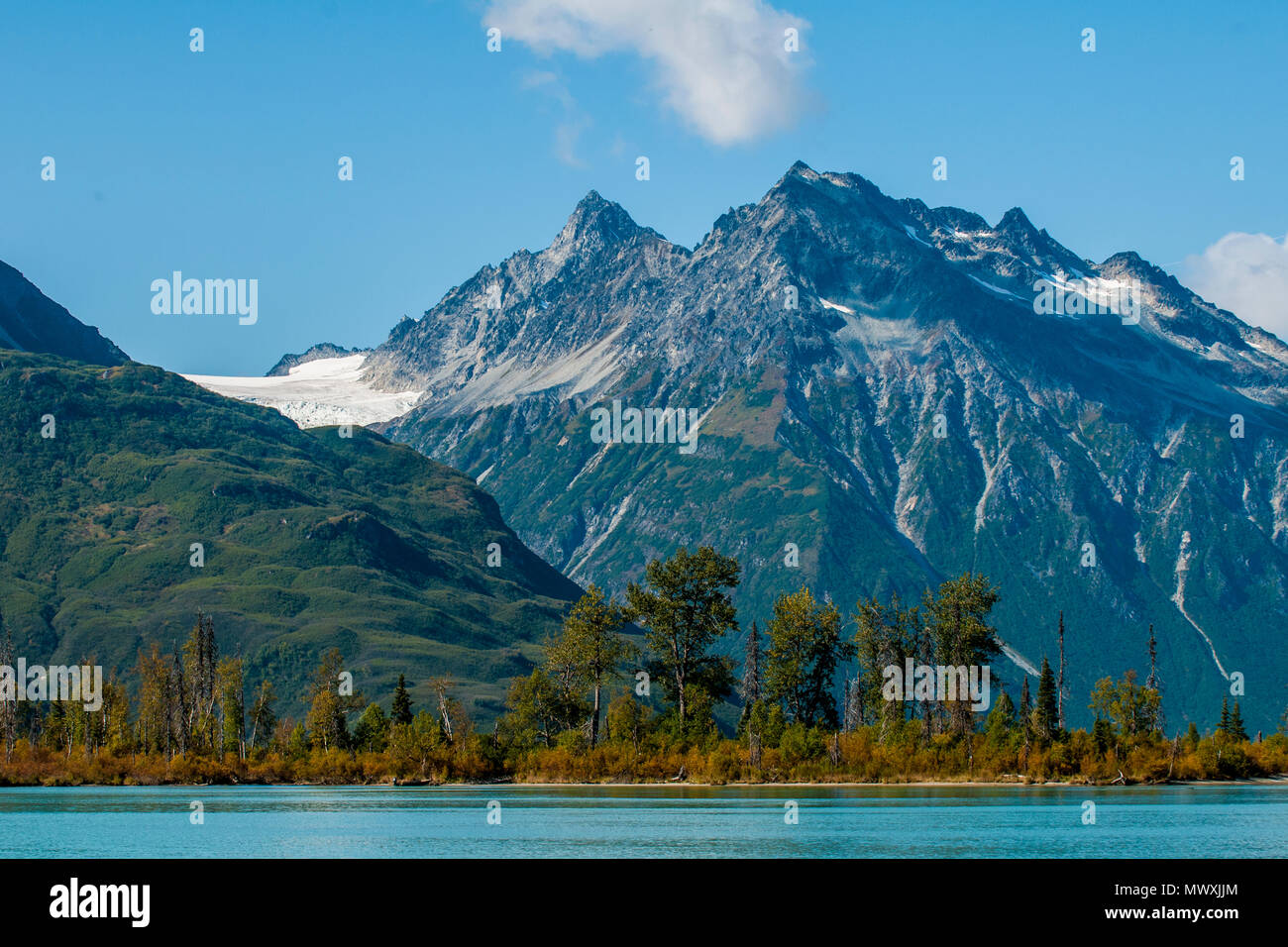 Crescent Lake, Lake Clark National Park and Preserve, Alaska, United ...