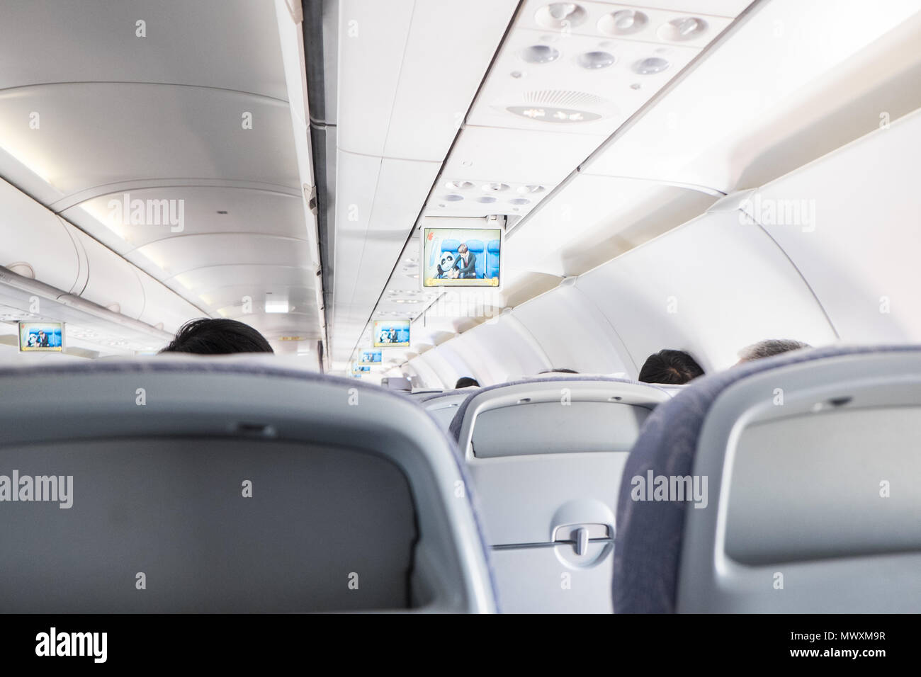 animation,safety,check,plane,Air China,cabin,flight,on board,Beijing ...