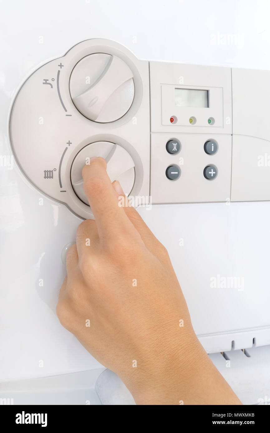 Boiler temperature display hi-res stock photography and images - Alamy