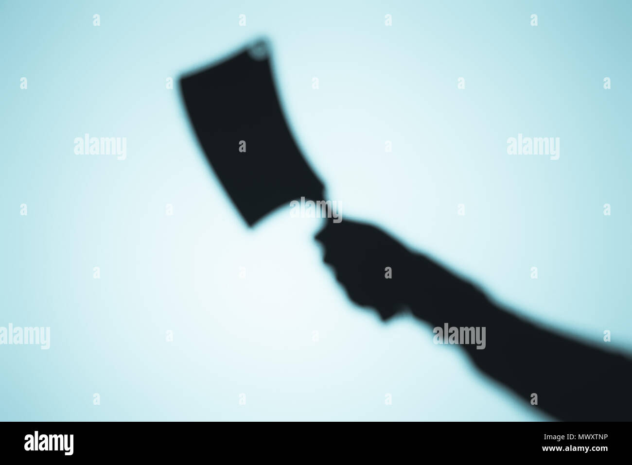 Person with knife shadow hi-res stock photography and images - Alamy