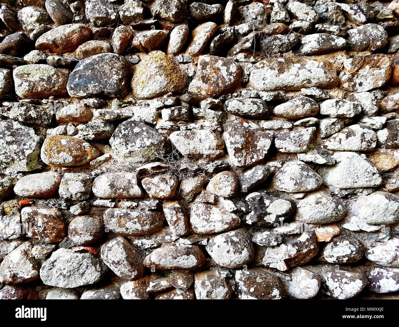 grey stone wall texture Stock Photo - Alamy