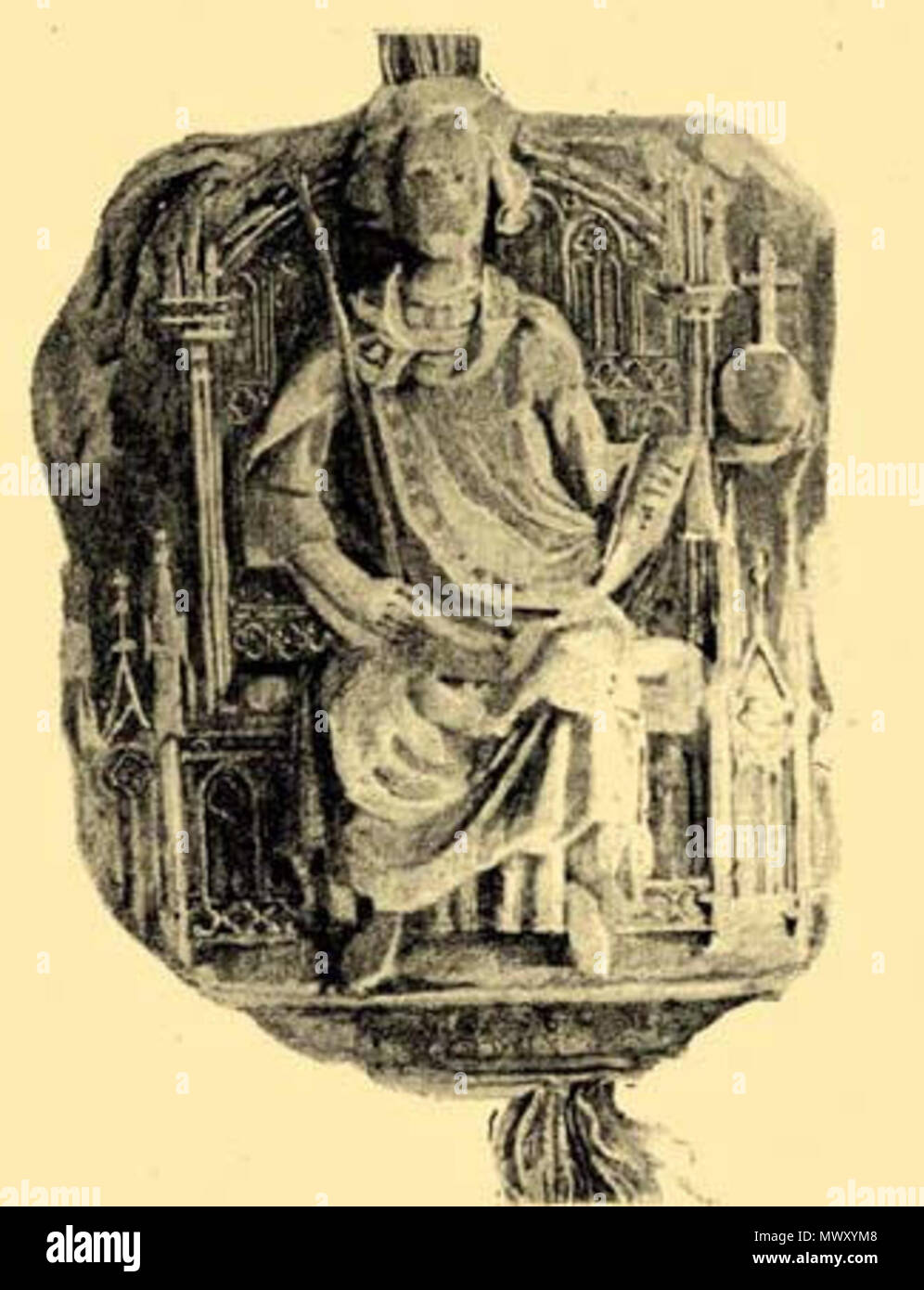 . Čeština: Václav III. - pečeť . 1896. Szilágyi Sándor 625 Vaclav3 ...