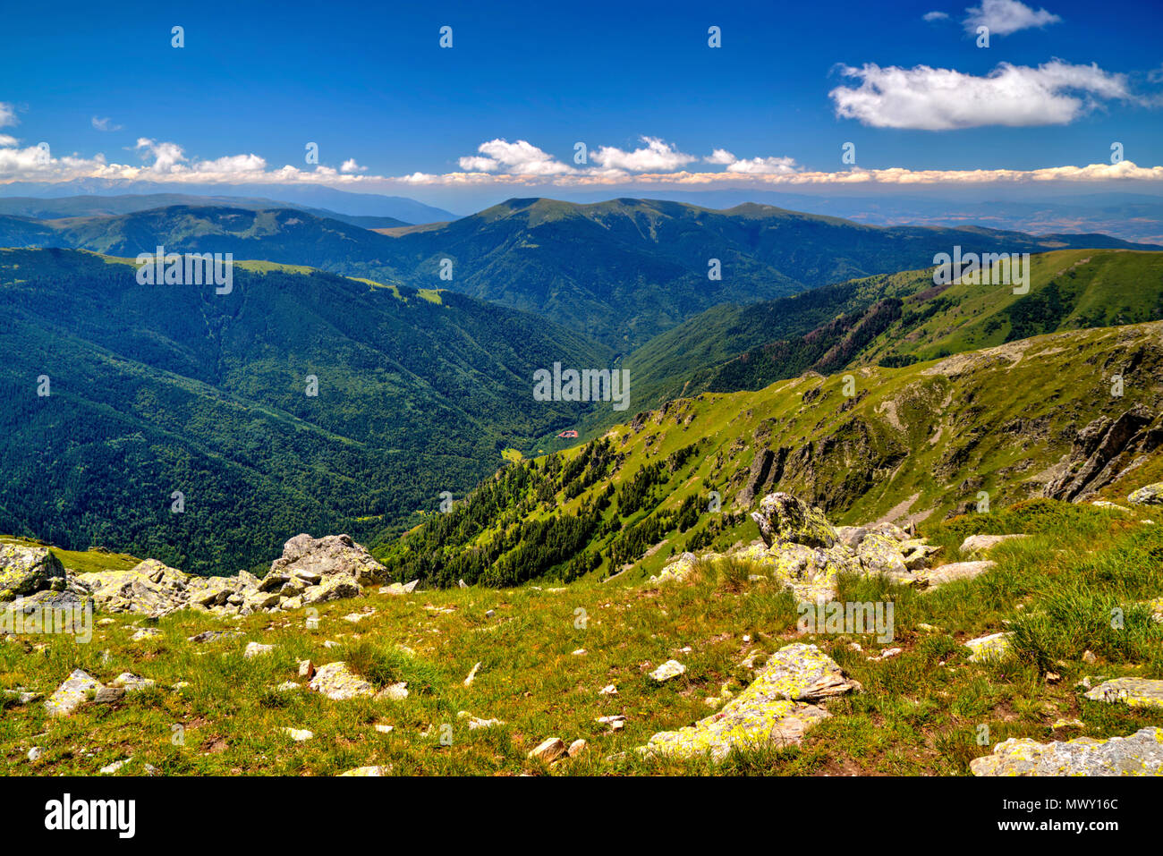 Beautiful landscape in the high mountain Stock Photo - Alamy