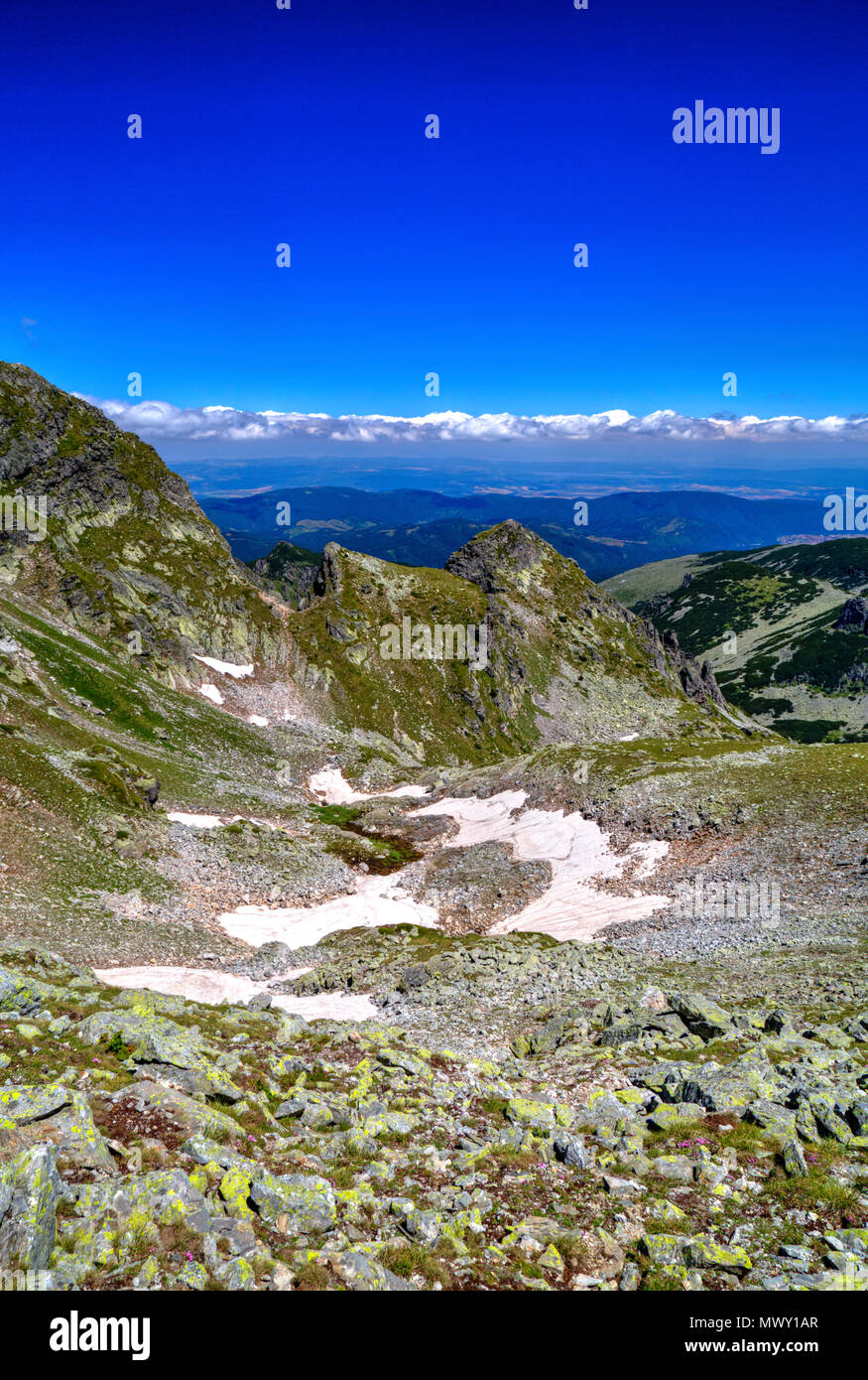 Beautiful landscape in the high mountain Stock Photo - Alamy