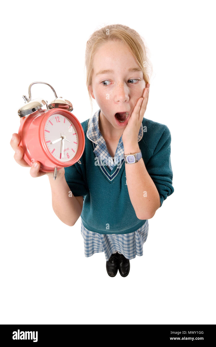 Running to school late hi-res stock photography and images - Alamy