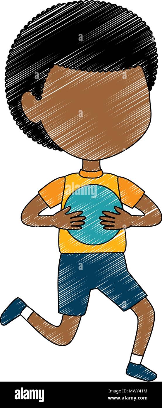 little boy black character Stock Vector Image & Art - Alamy