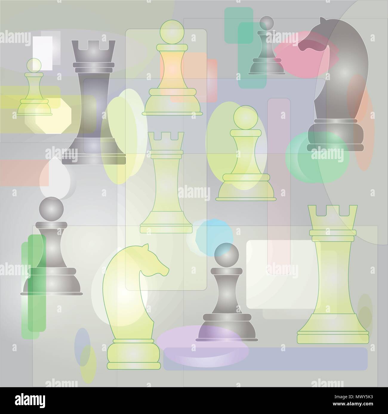 Chess abstract background vector illustration Stock Vector Image & Art ...