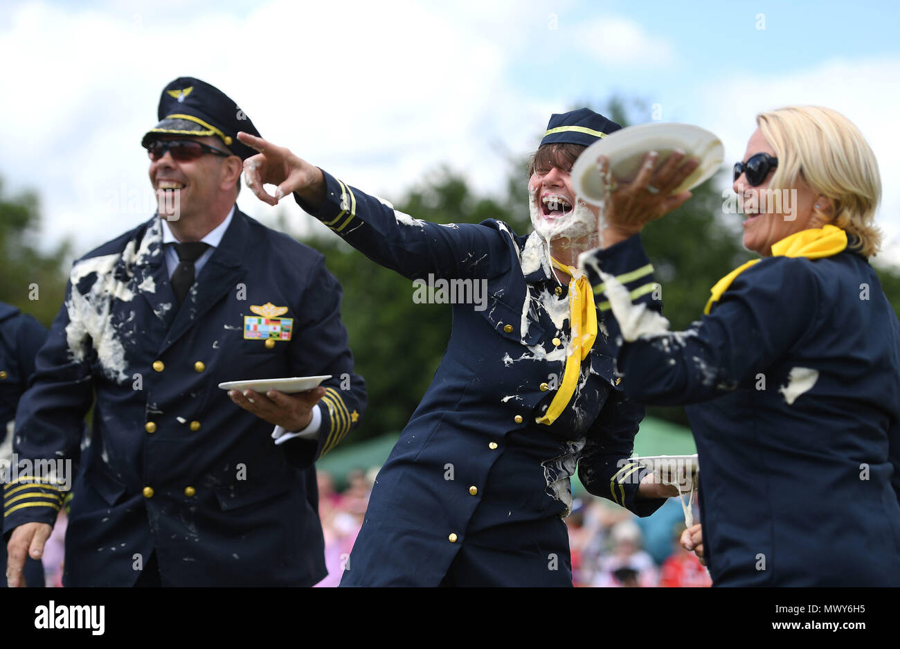 (left to right) Mark Hopkins, Donna Trethewey and Penny Whitlock take ...