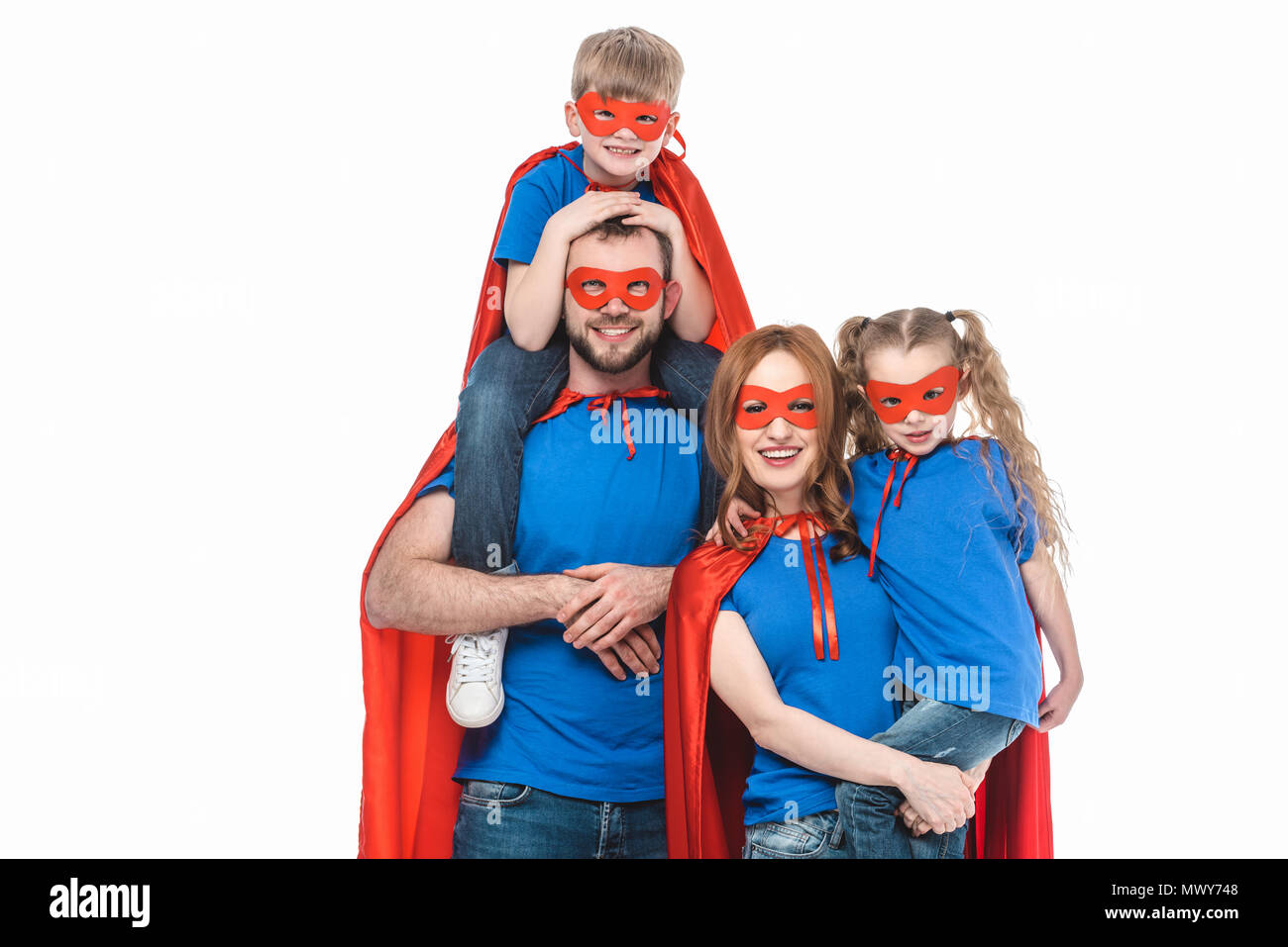 Family of superheroes hi-res stock photography and images - Alamy