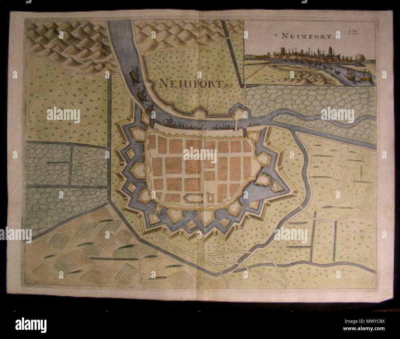 . English: Nieuwpoort, Map by Priorato . 10 September 2010. Galaezzo ...