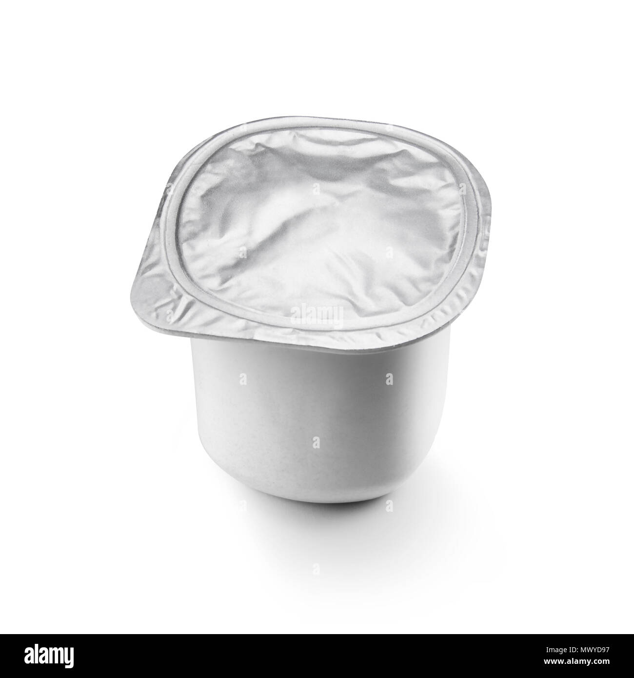 plastic Cup on white background Stock Photo - Alamy