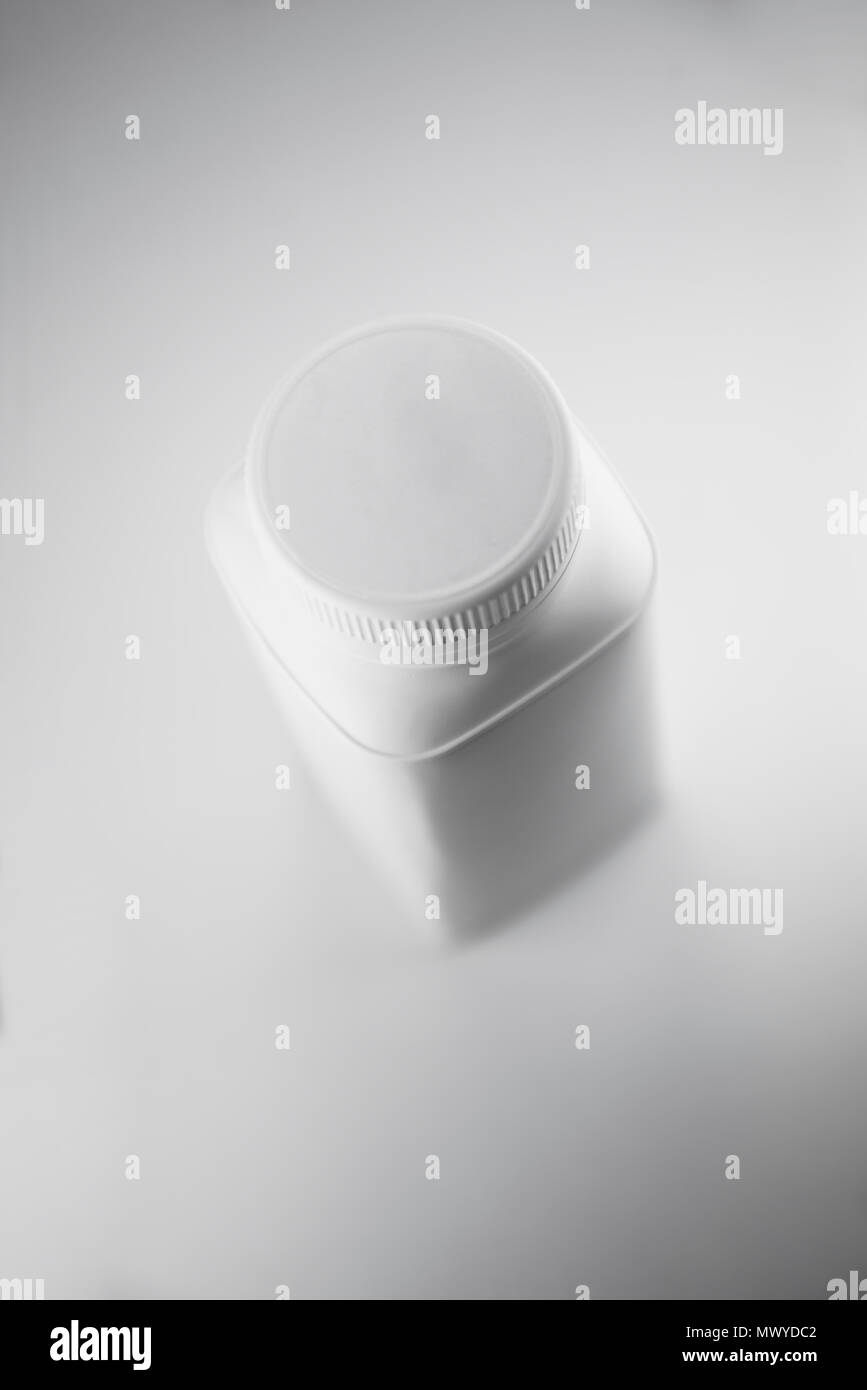 white plastic bottle Stock Photo - Alamy