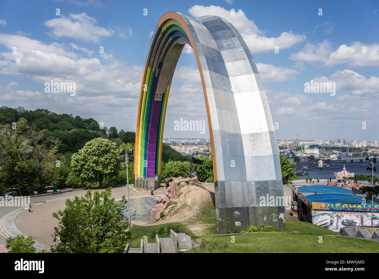 The Friendship of Nations arch, which was originally constructed to ...