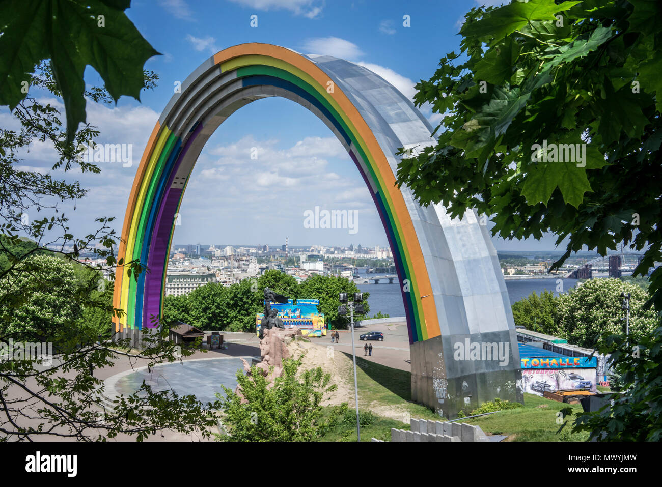 The Friendship of Nations arch, which was originally constructed to ...