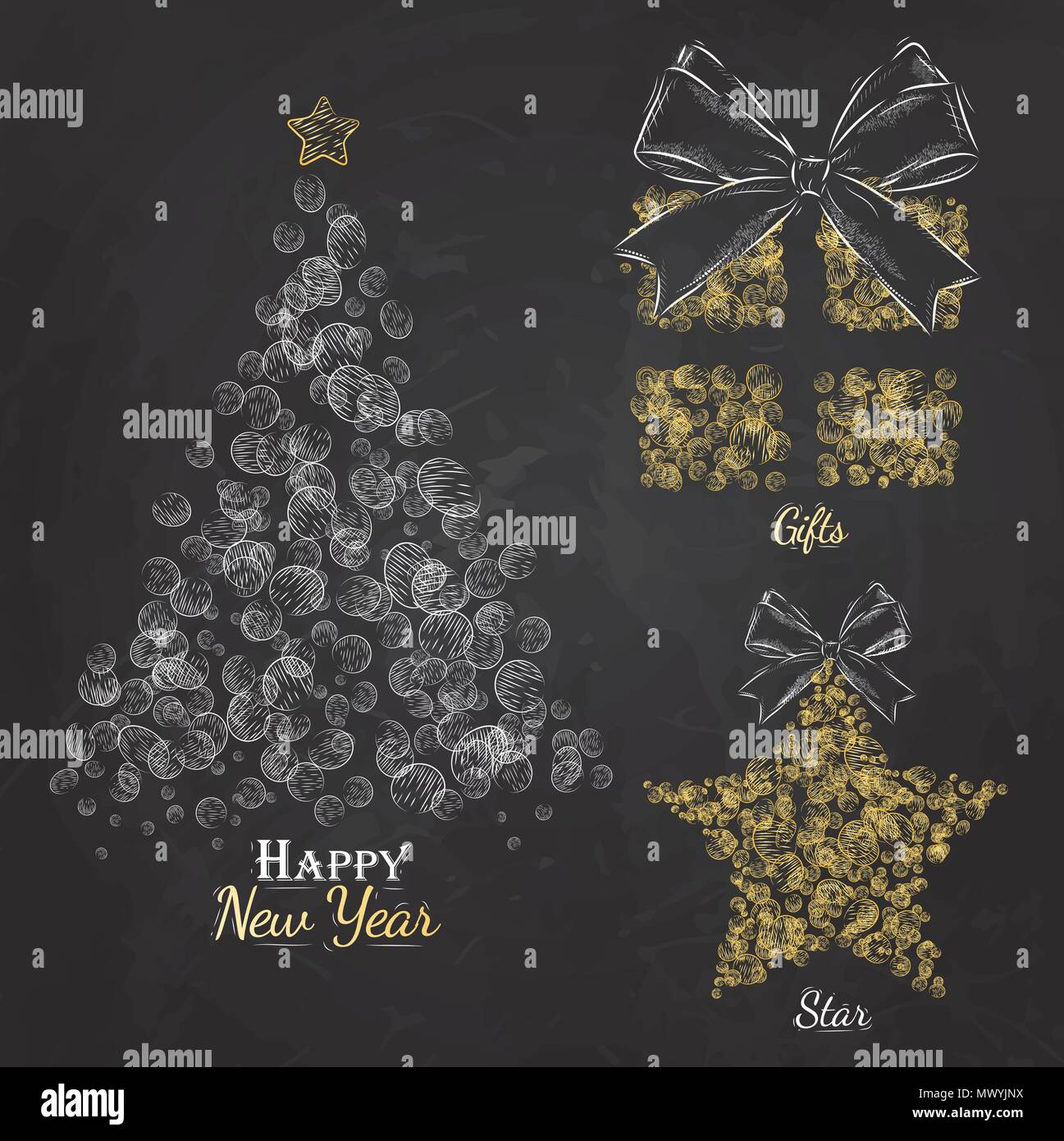 Christmas Tree Star Drawing