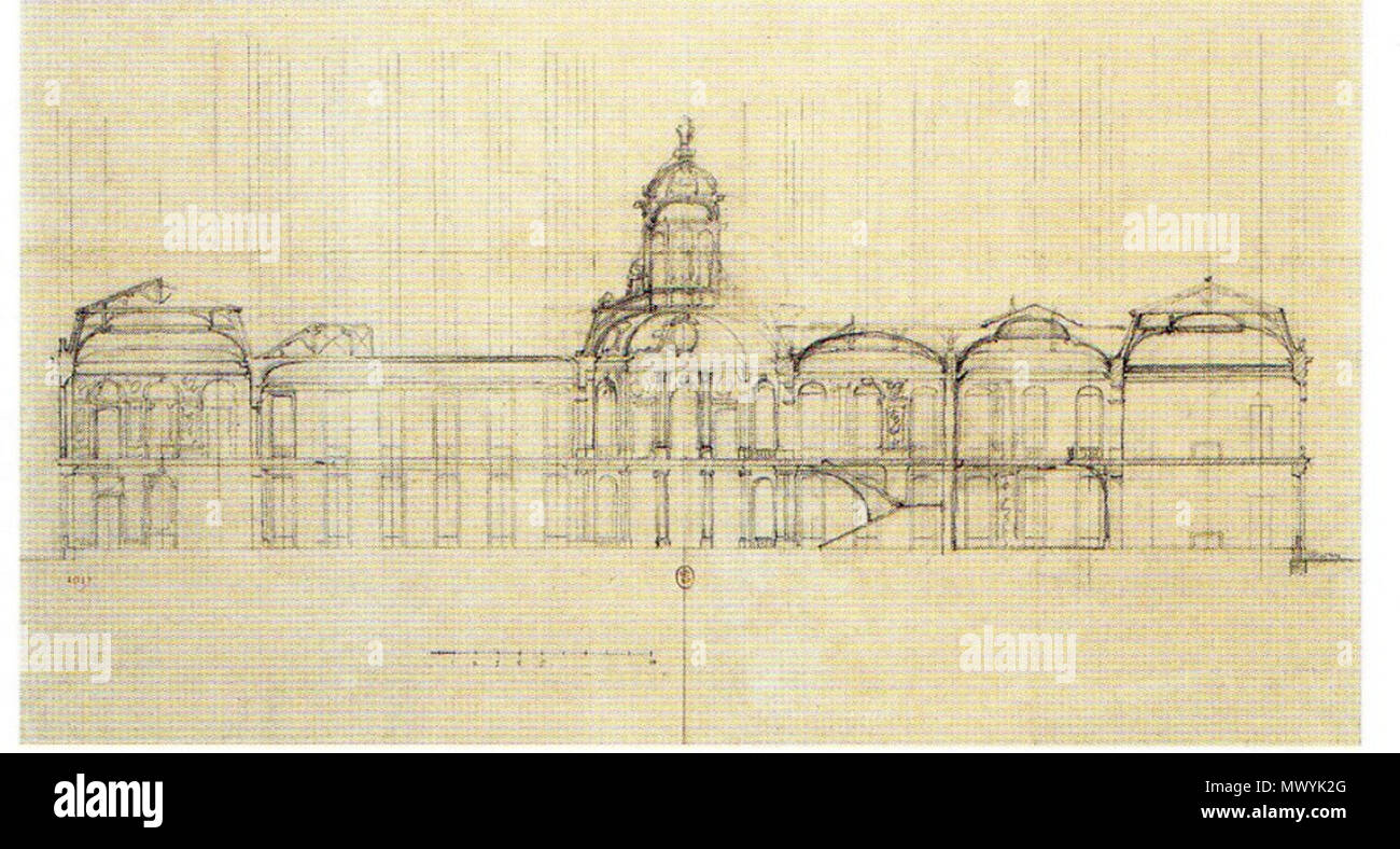 . Español: Segundo proyecto de De Cotte Buen Retiro 02 . between 1714 ...