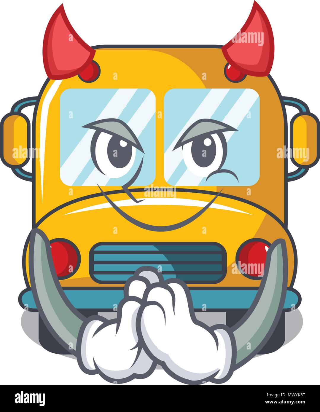 Scary bus Stock Vector Images - Alamy