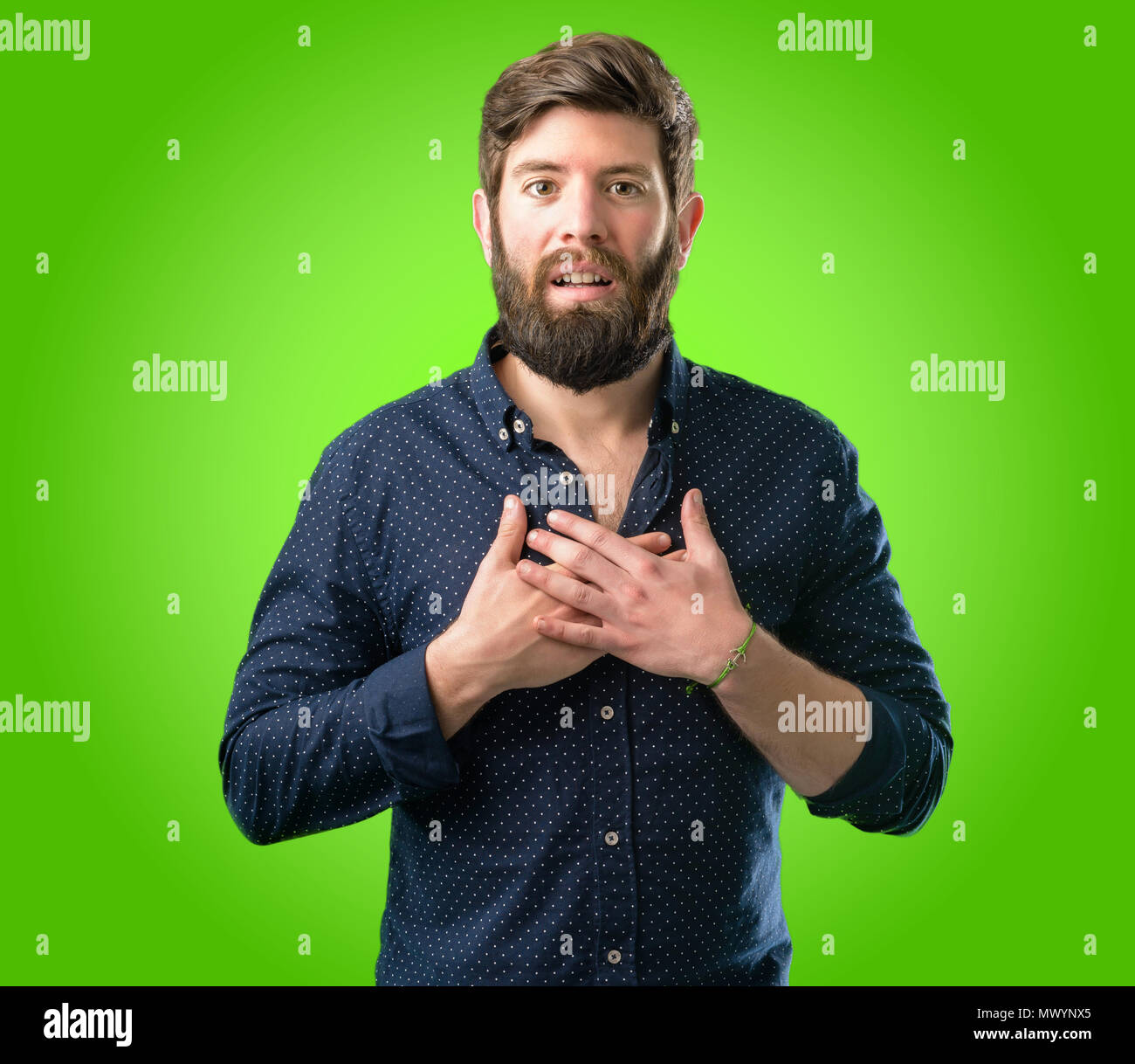 Hand over heart gratitude hi-res stock photography and images - Alamy