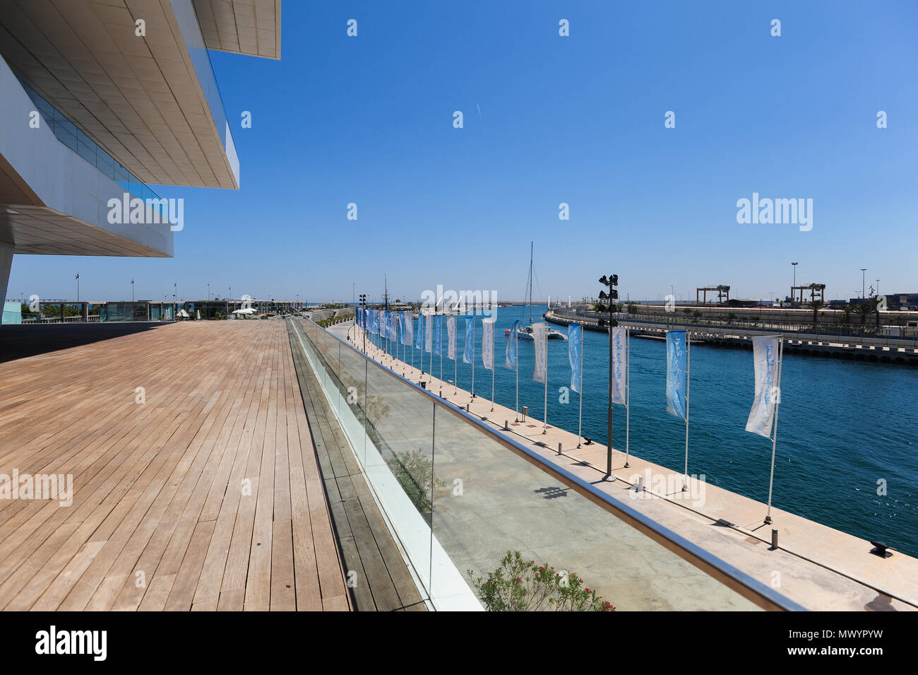 Veles e Vents building in the port of valencia created by David ...