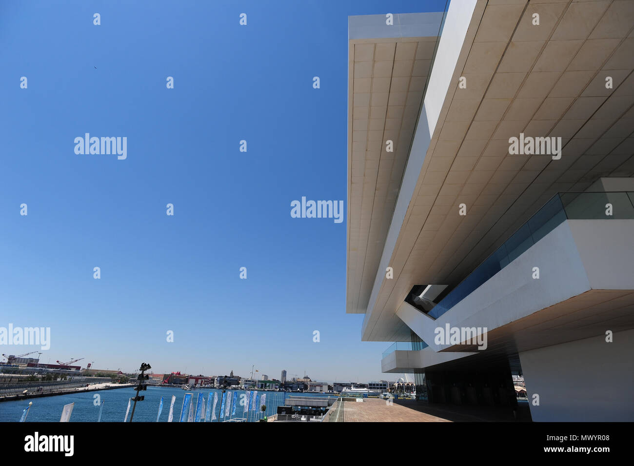 Veles e Vents building in the port of valencia created by David ...