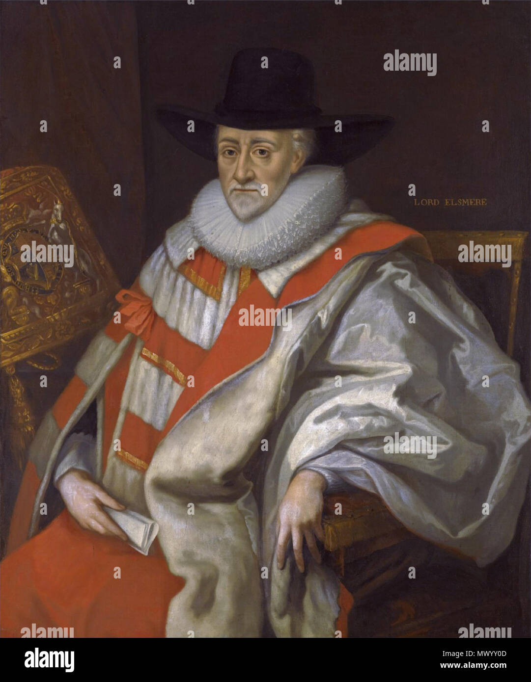 . English: Thomas Egerton, 1st viscount of Brackley (c.1540-1671 ...