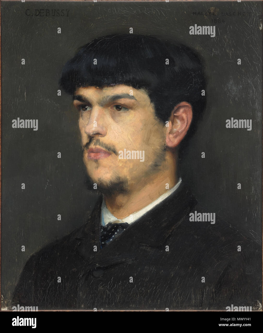 . English: Portrait of Claude Debussy by Marcel Baschet, painted in ...