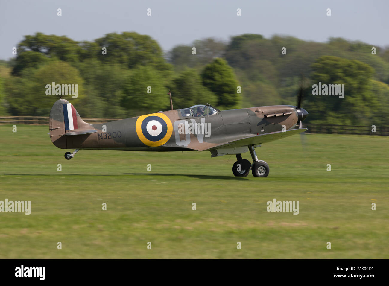 Aircraft display at Old Warden Airfield, Bedfordshire as part of the ...