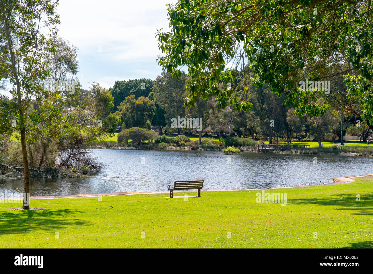Shenton Park Perth Jualbup lake Stock Photo - Alamy