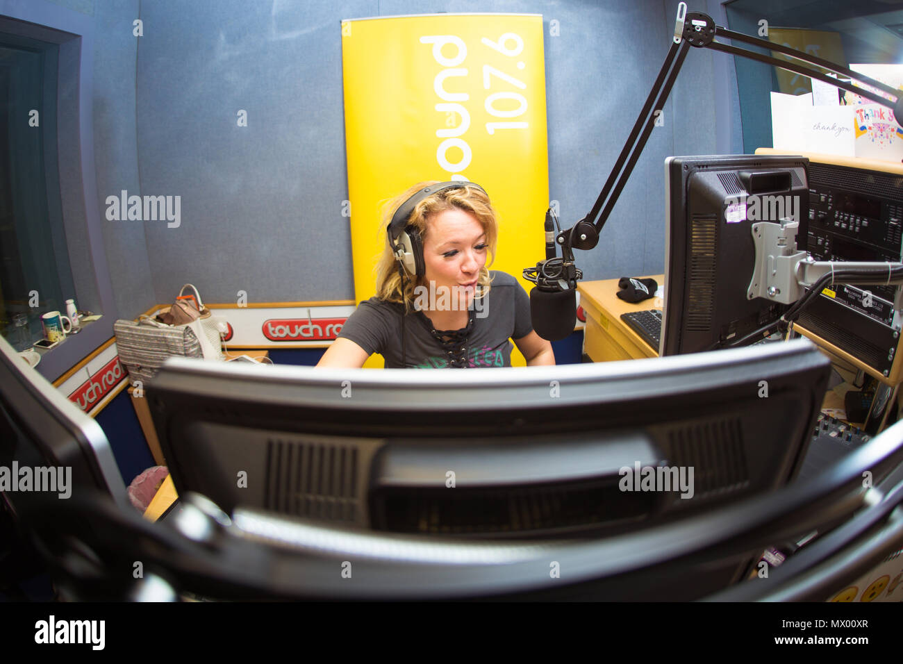Jockey radio presenter dj hi-res stock photography and images - Alamy