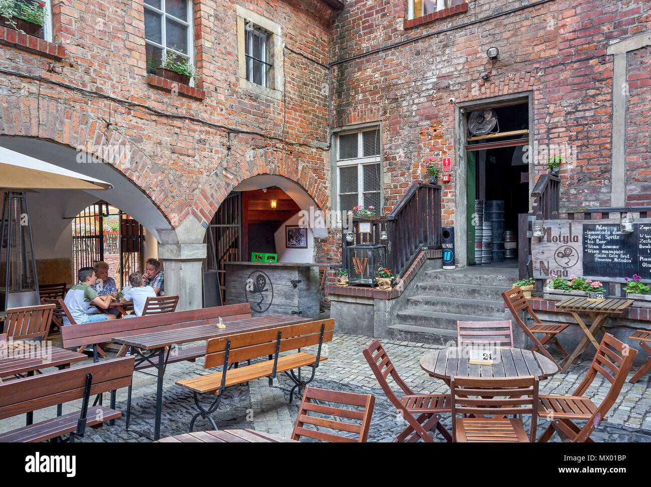 Wroclaw wroclaw motyla noga restaurant pub hi-res stock photography and ...