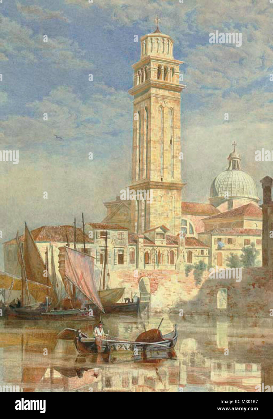 . English: Church of San Pietro di Castello . 19th century. Edward ...