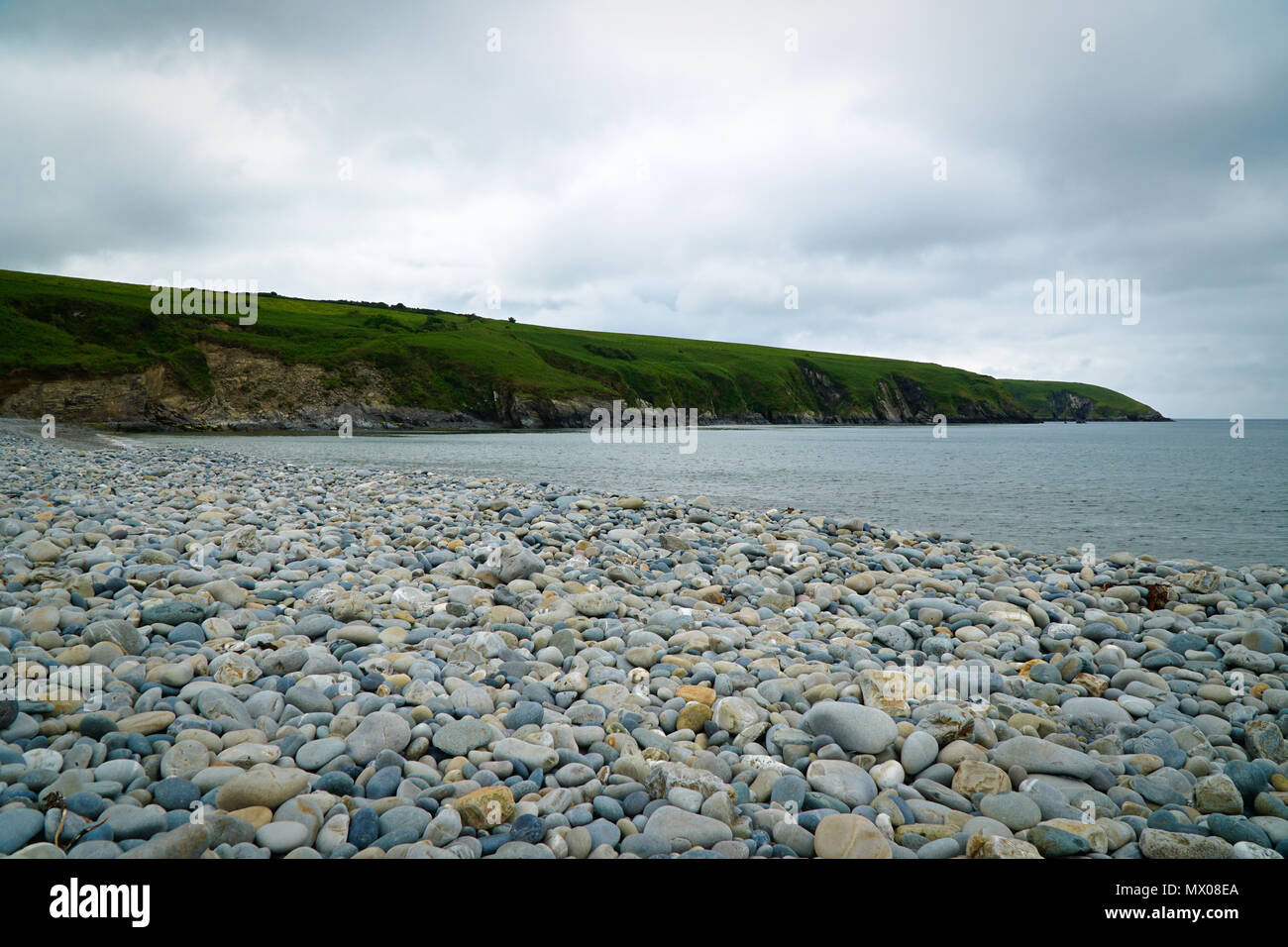 Pebble Beach Landscape Stock Photo - Alamy