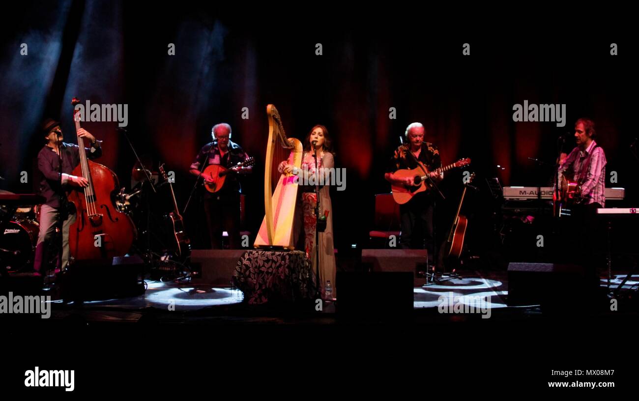 Liverpool, Uk , Irish Band Clannad perform at Liverpool Philharmonic ...