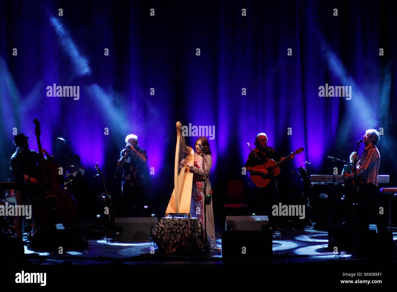 Liverpool, Uk , Irish Band Clannad perform at Liverpool Philharmonic ...