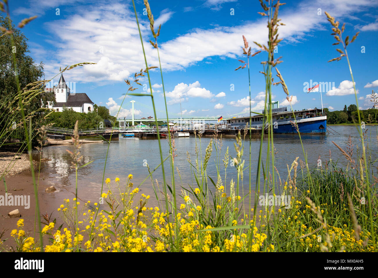 Germany, Cologne, St. Maternus church in the town district Rodenkirchen ...
