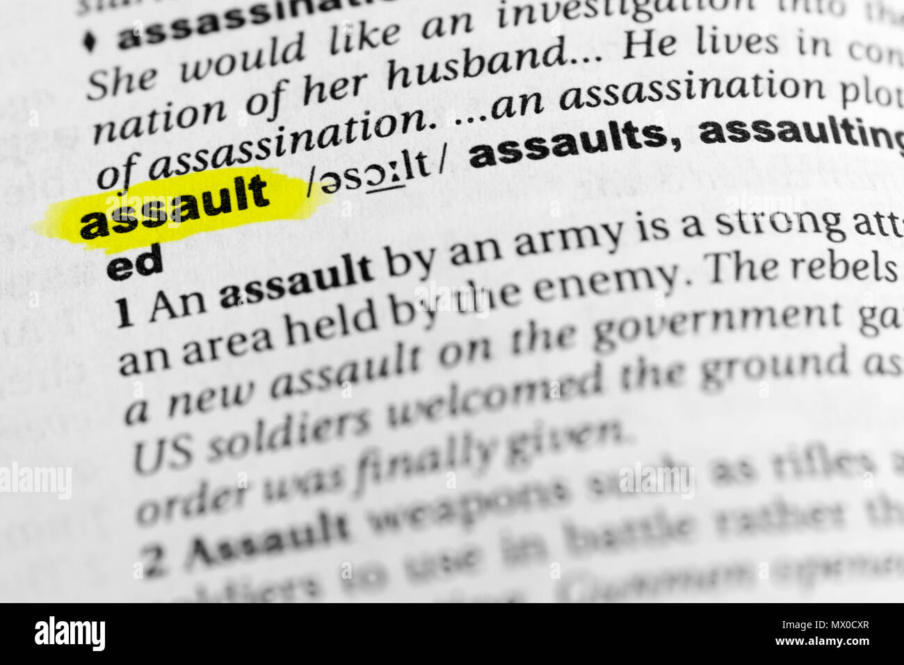 Assault Stock Photos & Assault Stock Images - Alamy