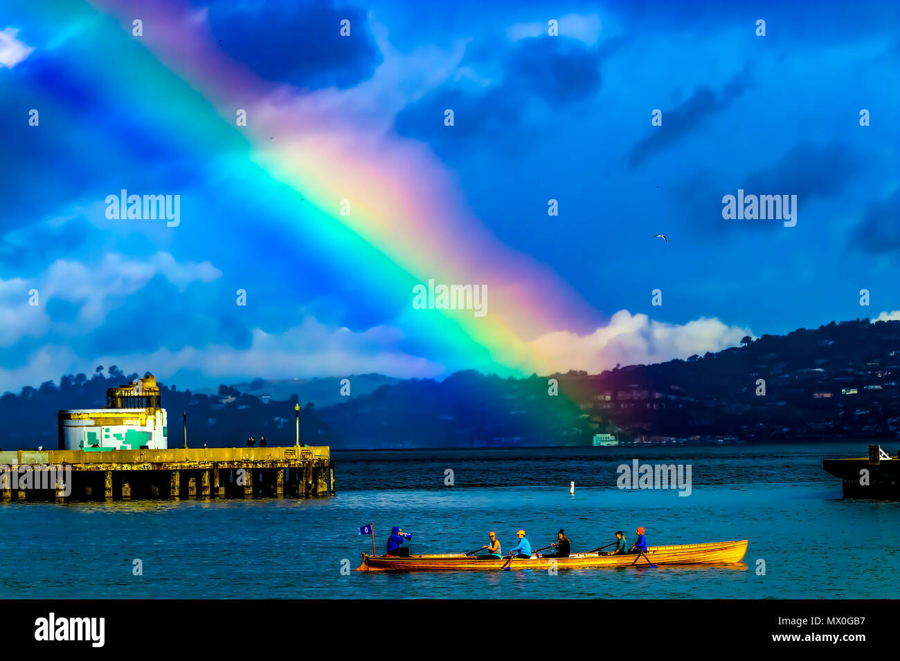 Bridge rainbow golden gate hi-res stock photography and images - Alamy