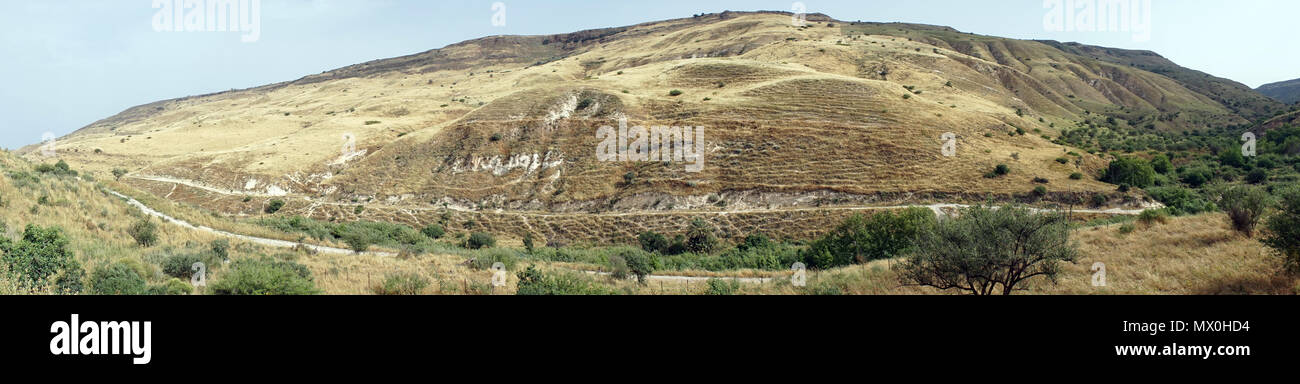 Road and mount in Galilee, Israel Stock Photo - Alamy