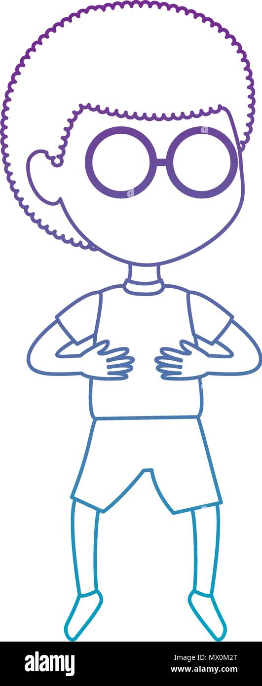 little boy son character vector illustration design Stock Vector Image ...