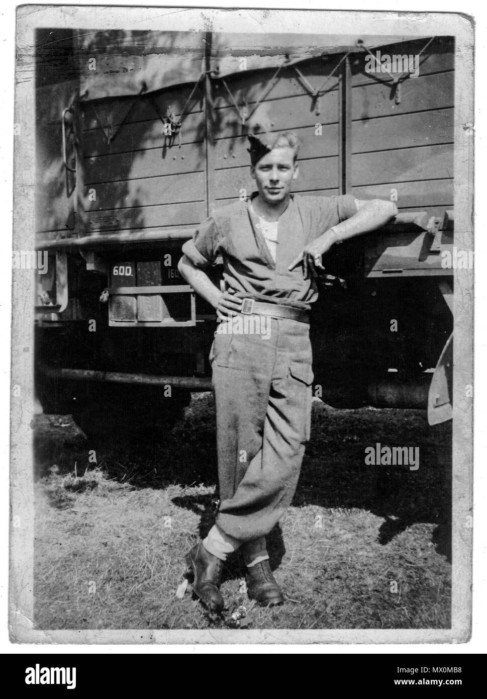 Young Recruit during his 6 months Basic training for the Royal ...