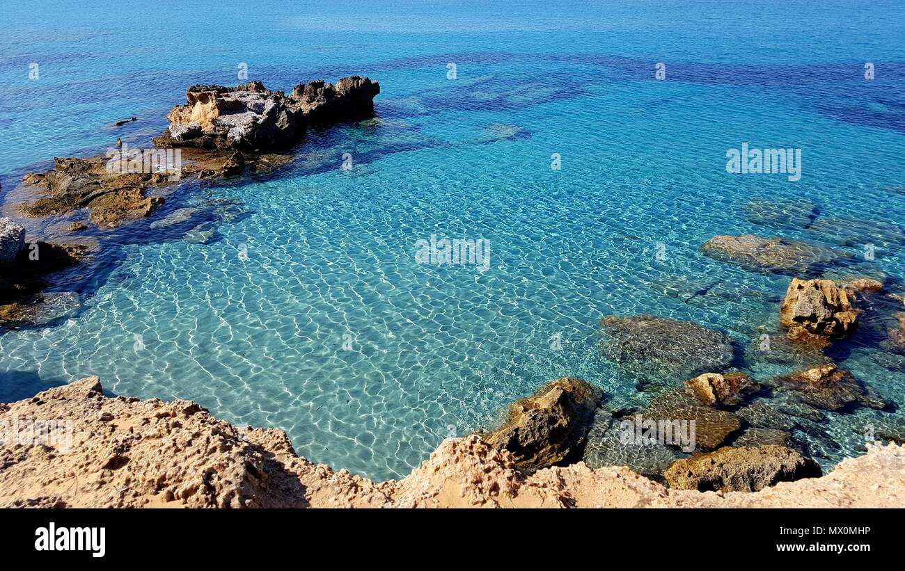 turquoise crystal water in Sardinia, Italy Stock Photo - Alamy