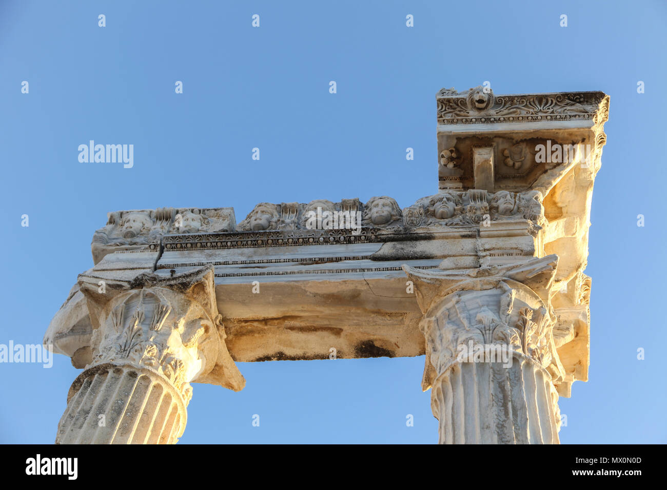Turkey Ruins of the Temple of Apollo located in Antalya Stock Photo - Alamy